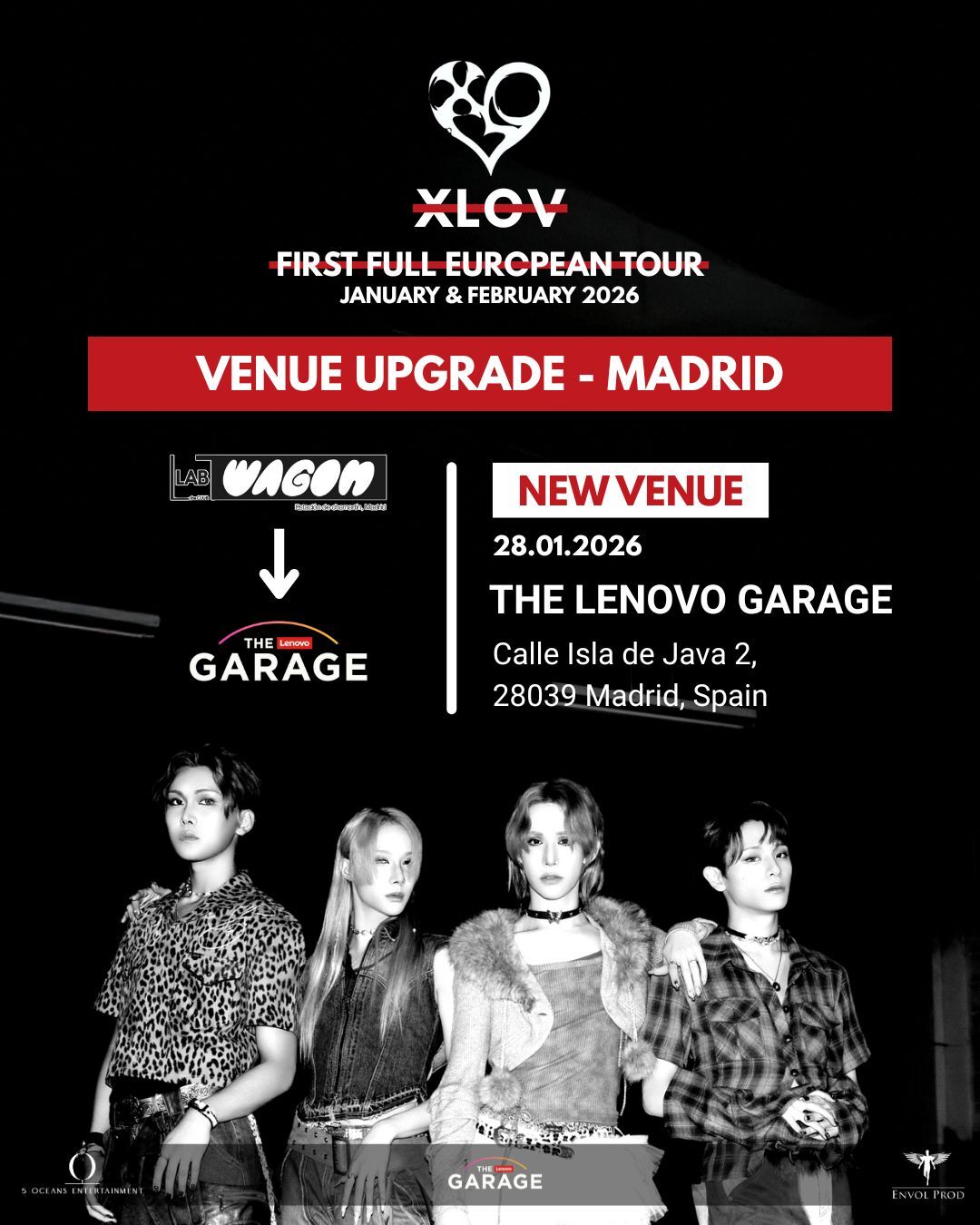 XLOV actuará en Madrid el 28 de enero | Korean Stuff